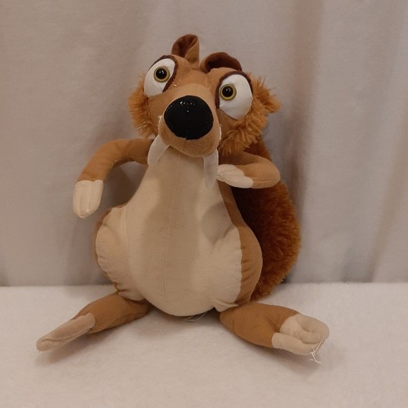 The Toy Factory | Toys | Ice Age Continental Drift Scrat Squirrel Plush ...